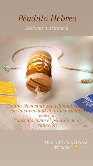 Terapia de Sanación con Péndulo Hebreo